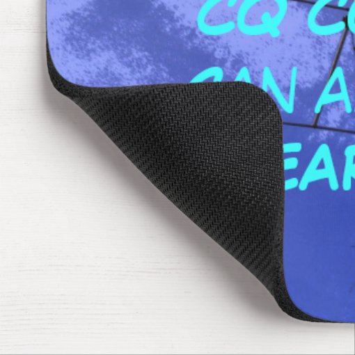 Amateur Radio Call Sign CQ Mousepad | Zazzle