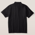 Amateur Radio Call Sign Embroidered Polo Shirt | Zazzle