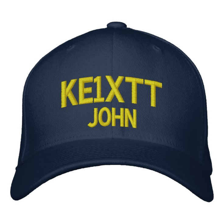 Amateur Radio / Ham Radio Callsign Cap | Zazzle