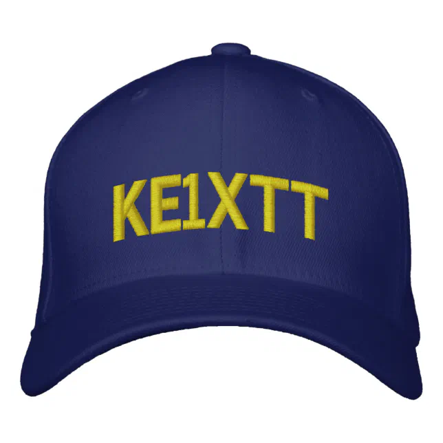 Amateur Radio / Ham Radio Callsign Hat | Zazzle