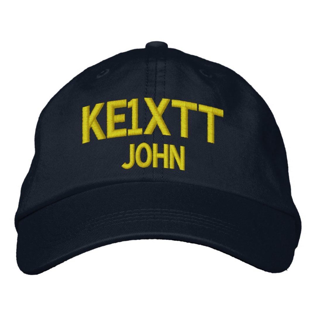 Amateur Radio / Ham Radio Callsign Hat | Zazzle