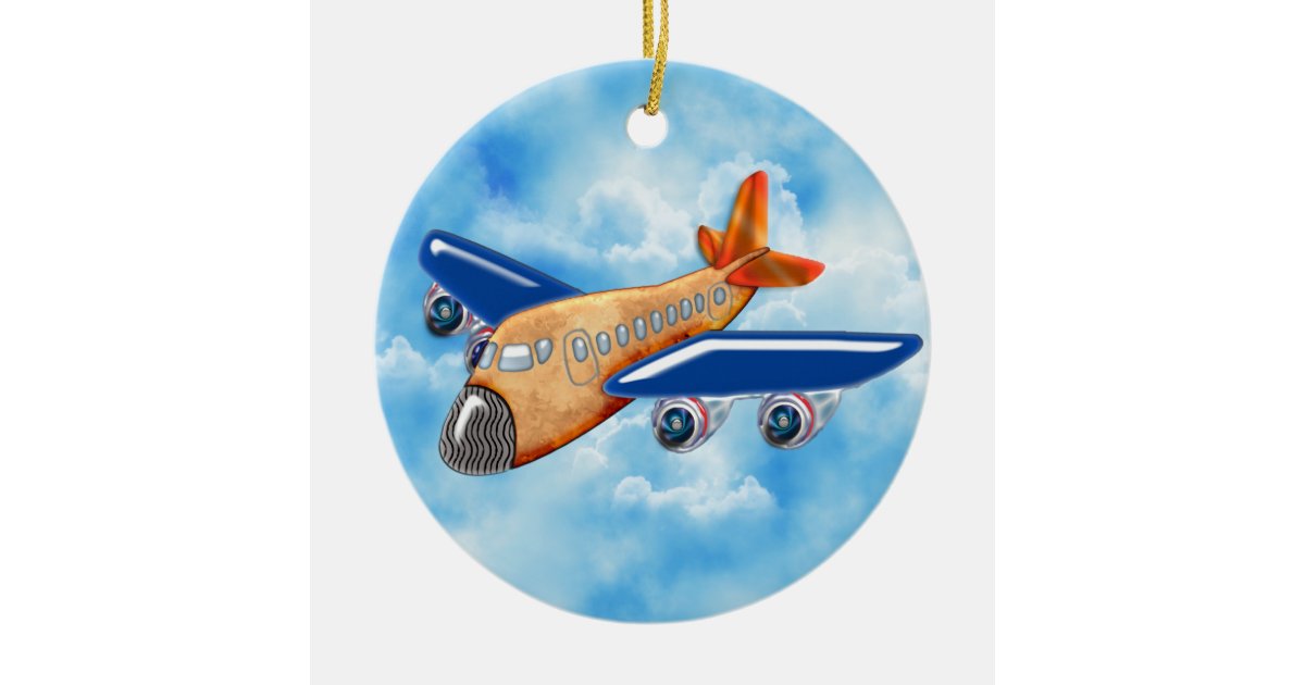 Amazing Airplane Ceramic Ornament | Zazzle