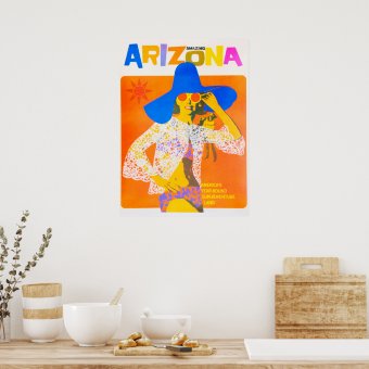 Amazing Arizona Vintage Travel Poster | Zazzle