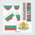 Amazing Bulgaria Shapes National Symbols Sticker | Zazzle