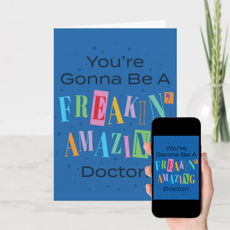 Amazing Doctor Graduation Card | Zazzle