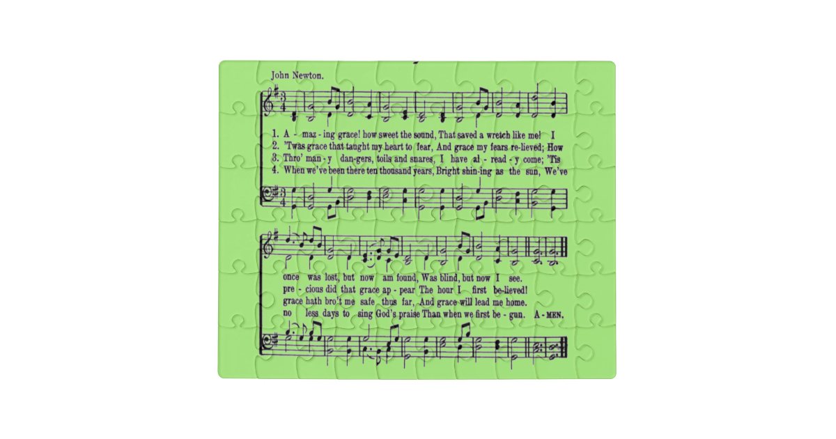 AMAZING GRACE JIGSAW PUZZLE | Zazzle