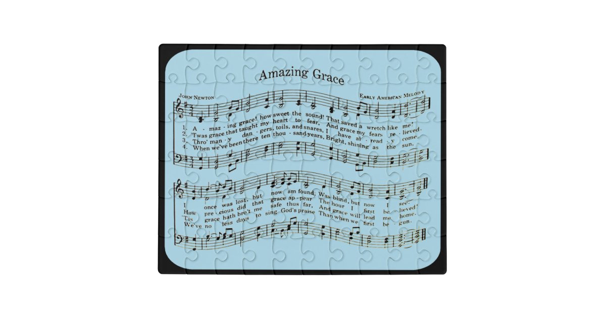 AMAZING GRACE JIGSAW PUZZLE | Zazzle