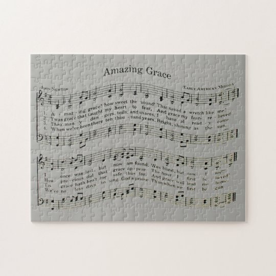 AMAZING GRACE JIGSAW PUZZLE | Zazzle.com