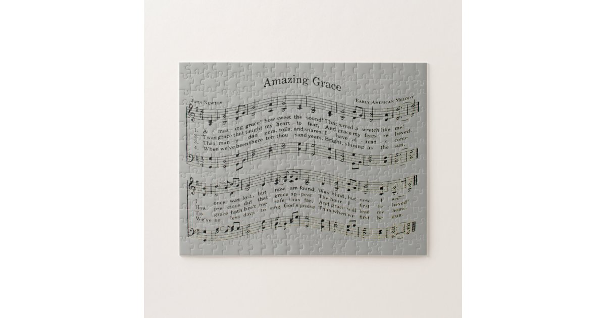 AMAZING GRACE JIGSAW PUZZLE | Zazzle