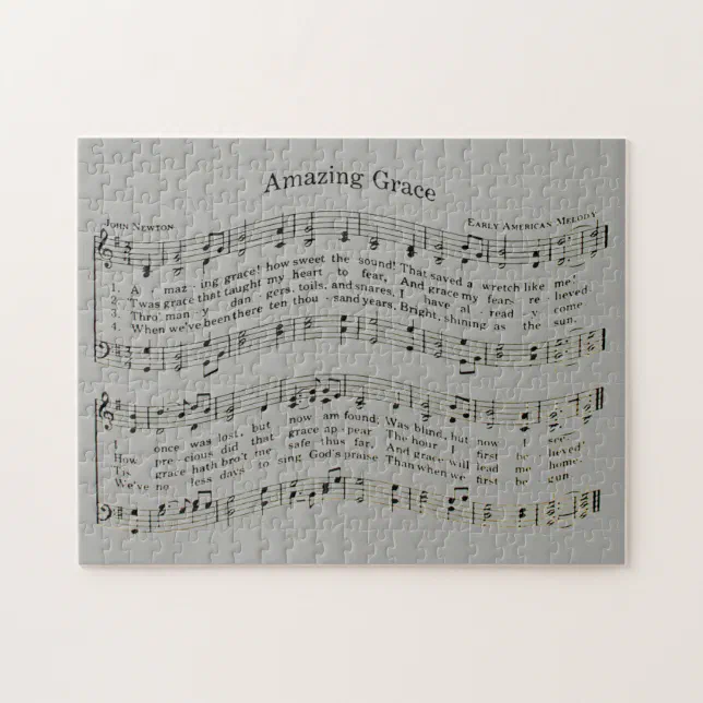 AMAZING GRACE JIGSAW PUZZLE | Zazzle