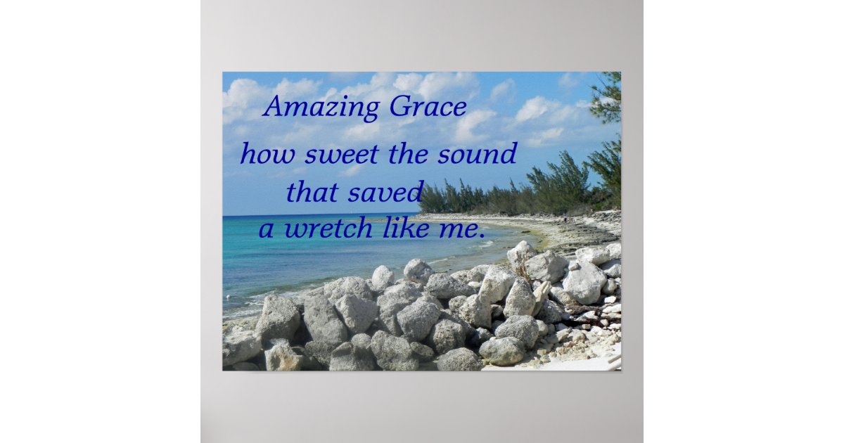 Amazing Grace Poster | Zazzle