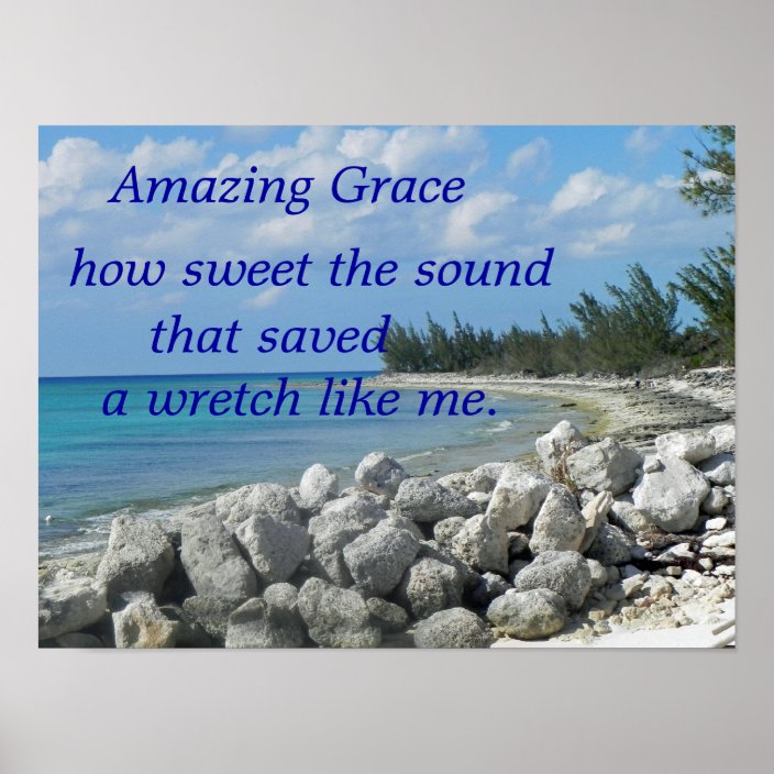 Amazing Grace Poster | Zazzle.com