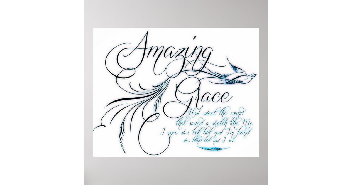 Amazing Grace Poster | Zazzle