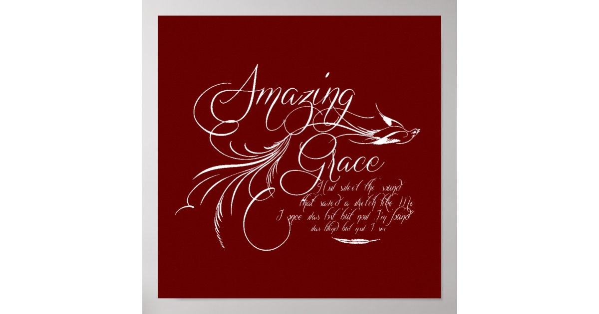 Amazing Grace Poster | Zazzle