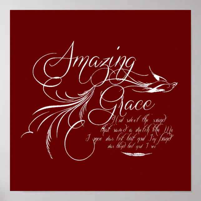 Amazing Grace Poster | Zazzle