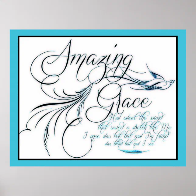 Amazing Grace Poster | Zazzle