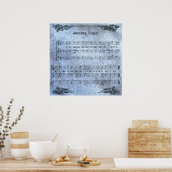 AMAZING GRACE POSTER | Zazzle
