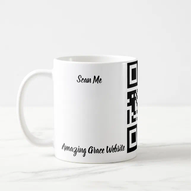 Amazing Grace QR code Mug | Zazzle