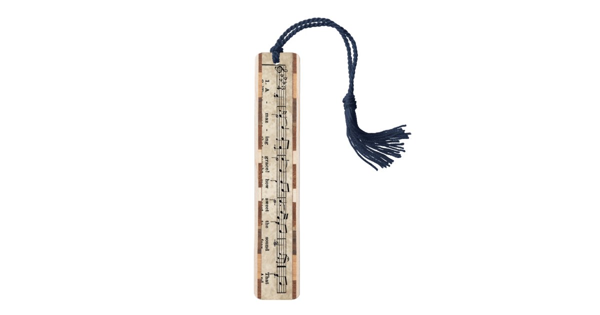 Amazing Grace Vintage Hymn Bookmark | Zazzle