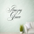 Amazing grace wall decal | Zazzle