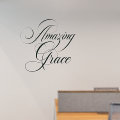 Amazing grace wall decal | Zazzle