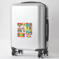 Amazing Grenada Shapes National Symbols Sticker | Zazzle