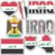 Amazing Iraq Shapes National Symbols Sticker | Zazzle