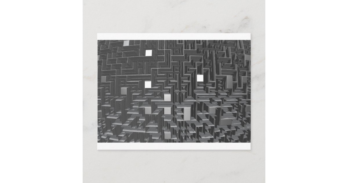 Amazing maze postcard | Zazzle