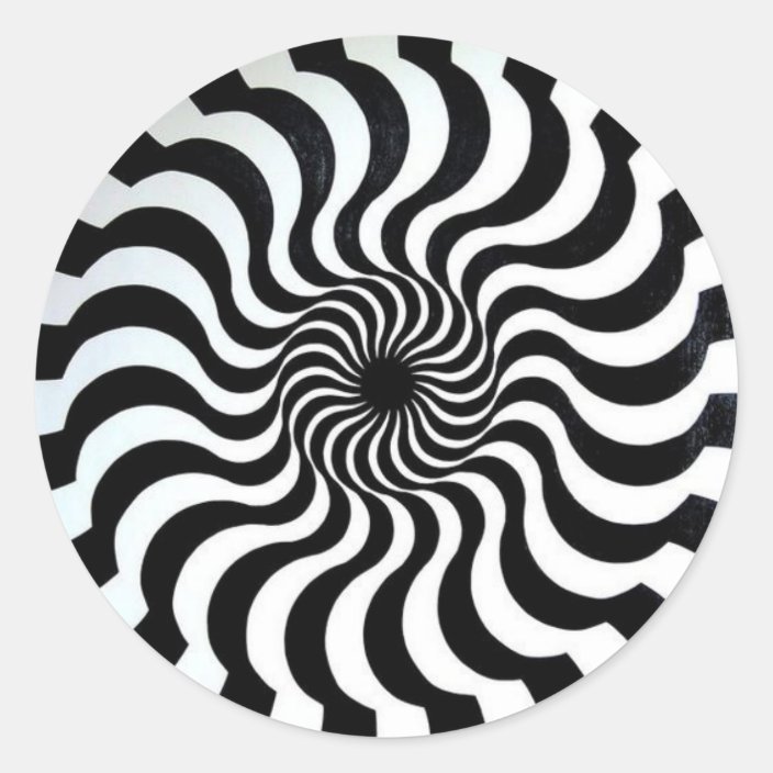amazing optical illusion sticker | Zazzle.com