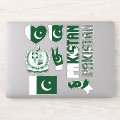Amazing Pakistan Shapes National Symbols Sticker | Zazzle