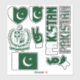 Amazing Pakistan Shapes National Symbols Sticker | Zazzle