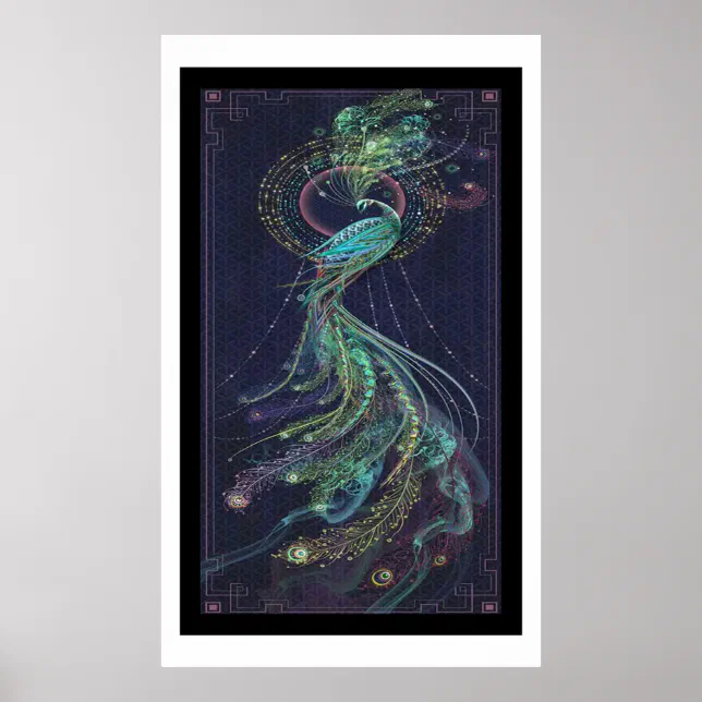 amazing poster , peacock poster . | Zazzle