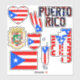 Amazing Puerto Rico Shapes National Symbols Sticker | Zazzle