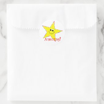Amazing Star School Stickers | Zazzle