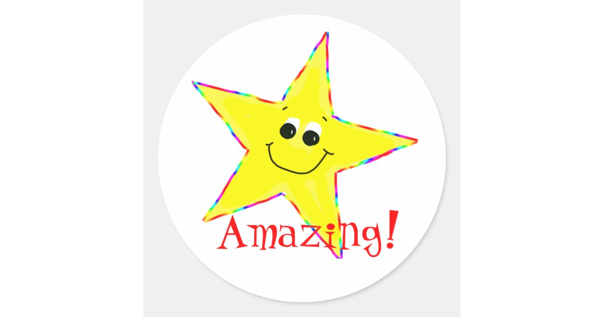 Amazing Star School Stickers | Zazzle