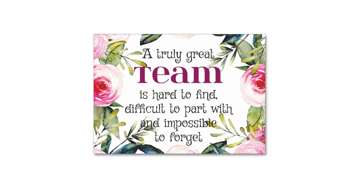 Amazing team work thank you quote office wall art | Zazzle