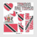 Amazing Trinidad and Tobago Shapes National Symbol Sticker | Zazzle