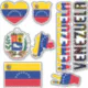 Amazing Venezuela Shapes National Symbols Sticker | Zazzle
