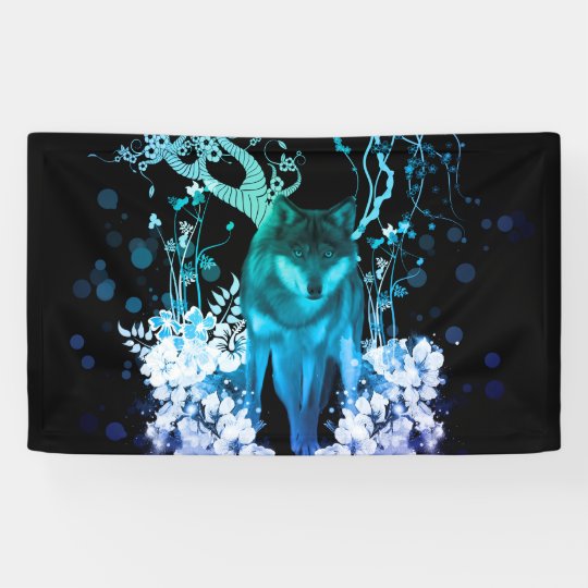 Amazing wolf banner | Zazzle.com