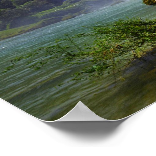 Amazon Rainforest Tropical Waterfall Poster | Zazzle