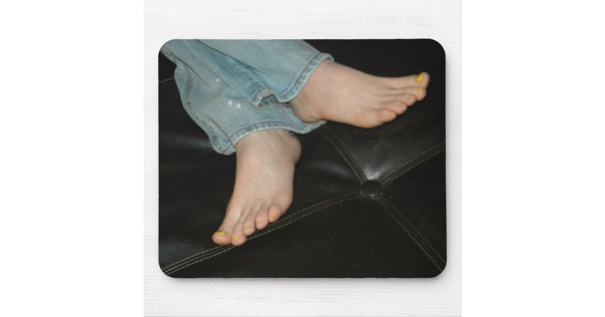 Amber Feet Mousepad | Zazzle