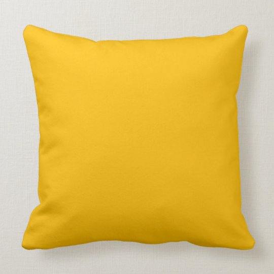Amber Solid Color Background Throw Pillow | Zazzle.com