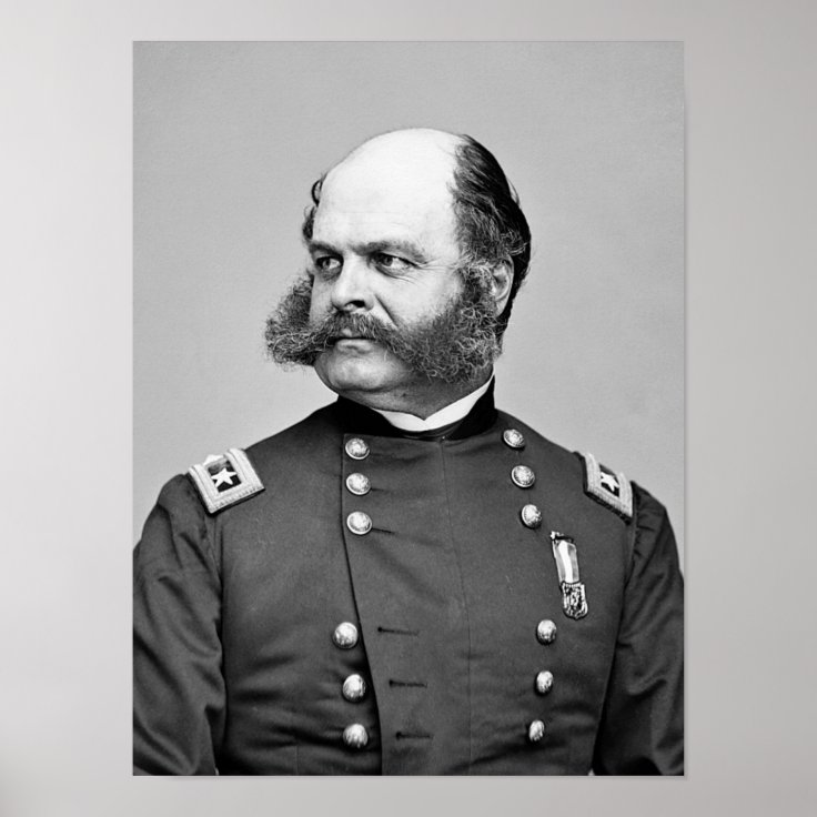 Ambrose Burnside Poster | Zazzle