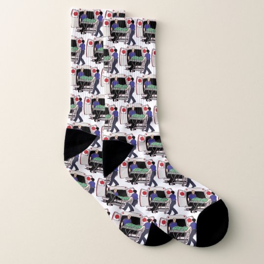 Ambulance Emergency Services Paramedics Socks | Zazzle.com