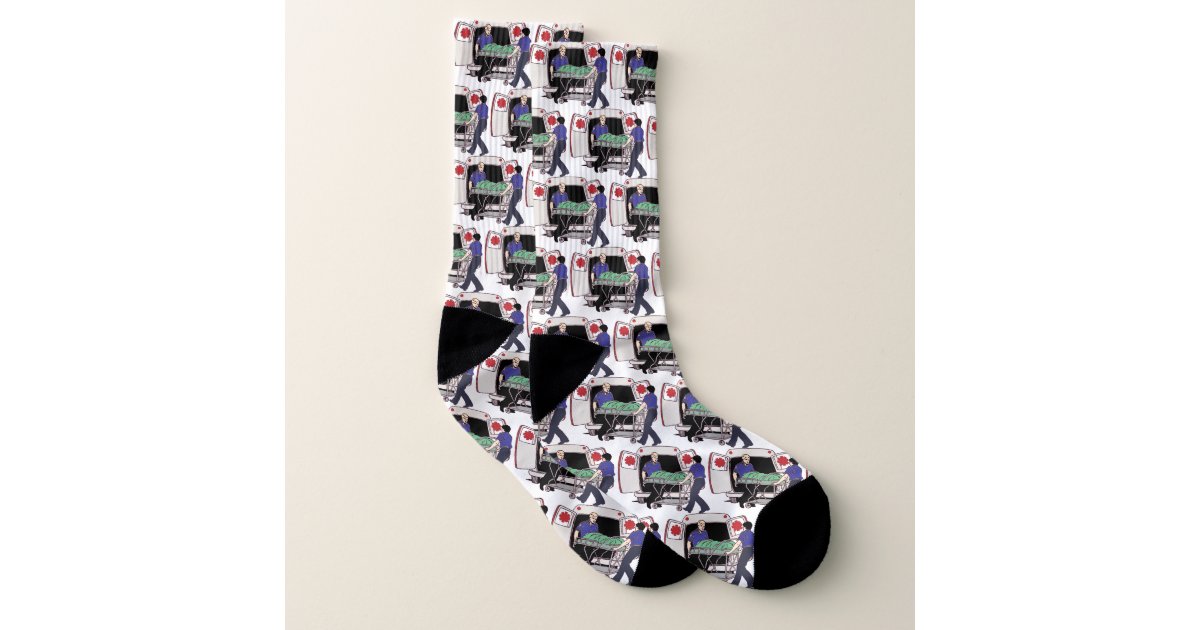 Ambulance Emergency Services Paramedics Socks | Zazzle