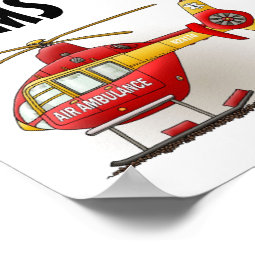 Ambulance EMS Vehicles Poster | Zazzle