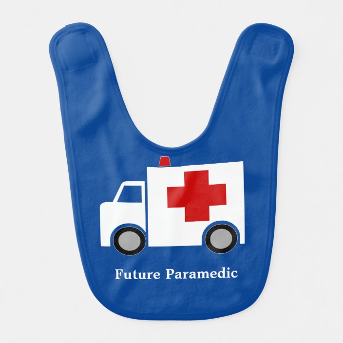 Ambulance | Future Paramedic | Personalized Baby Bib | Zazzle.com