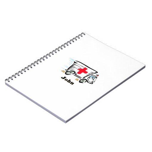 Ambulance Paramedic Medical Notebook | Zazzle