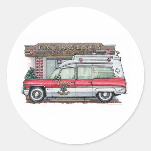 Ambulance Stickers | Zazzle
