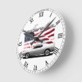 AMC Javelin AMX muscle car - Clock | Zazzle